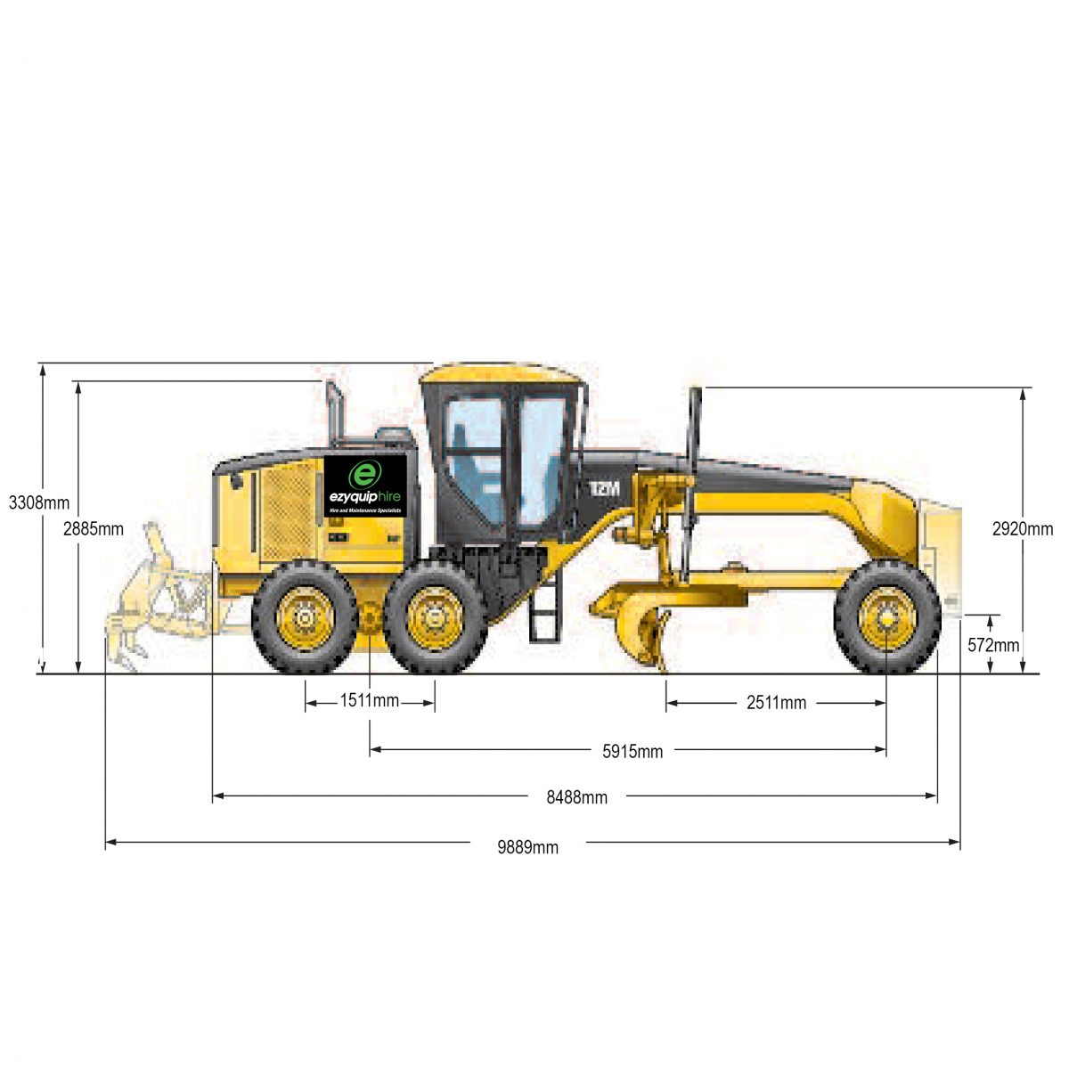 150 Motor Grader - Ezyquip Hire