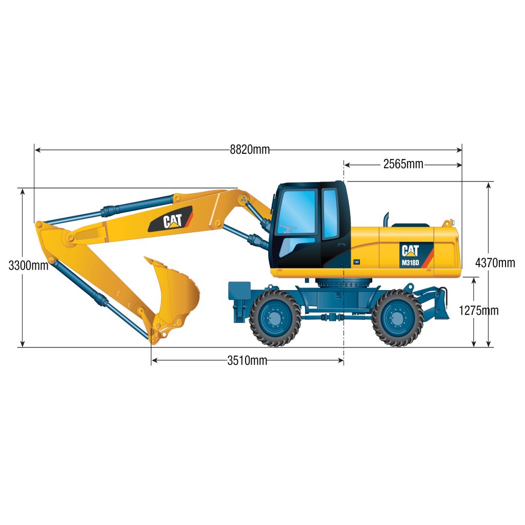 313FL Hydraulic Excavator - Ezyquip Hire
