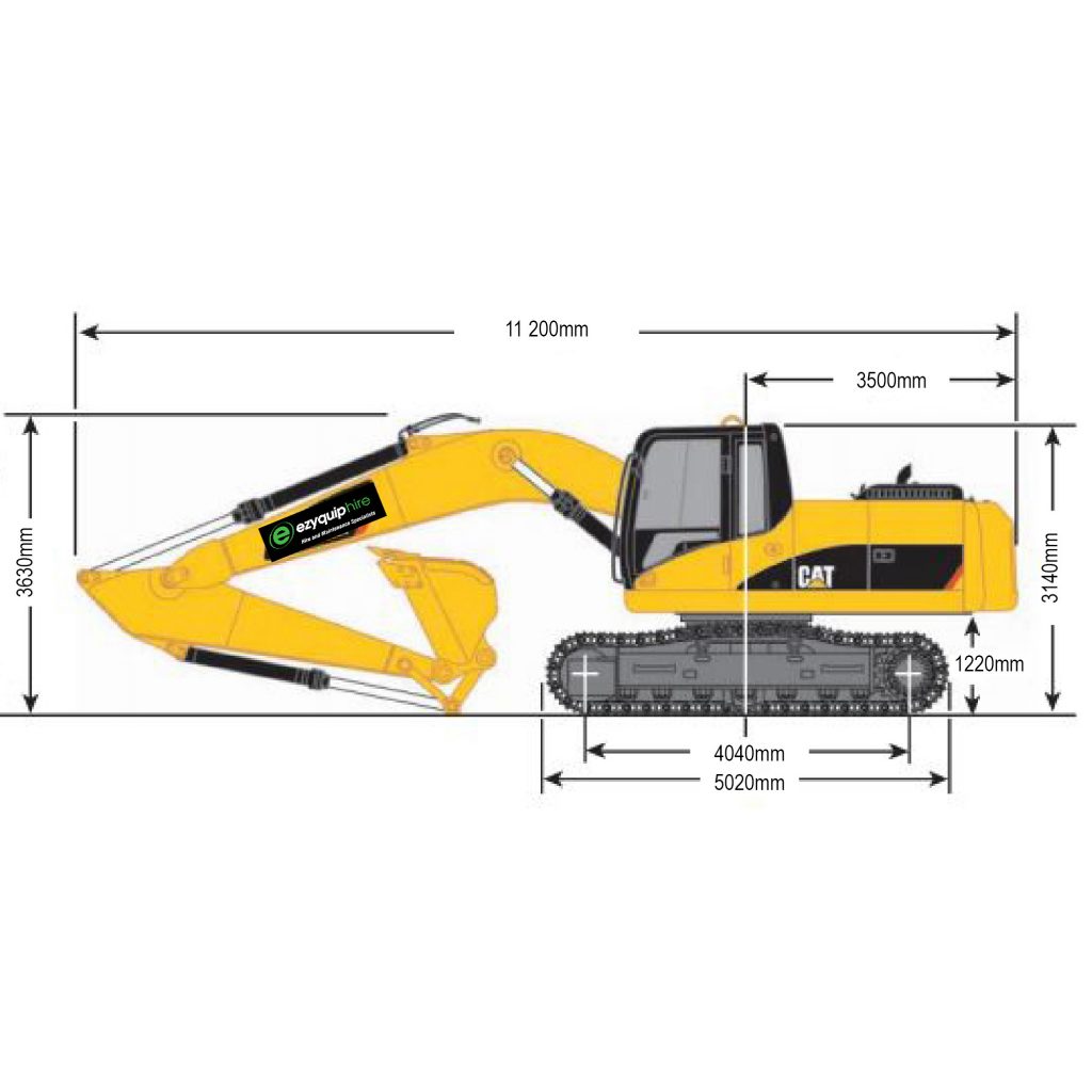 336DL Hydraulic Excavator - Ezyquip Hire