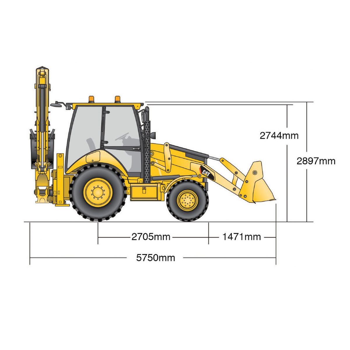 432F Backhoe Loader - Ezyquip Hire