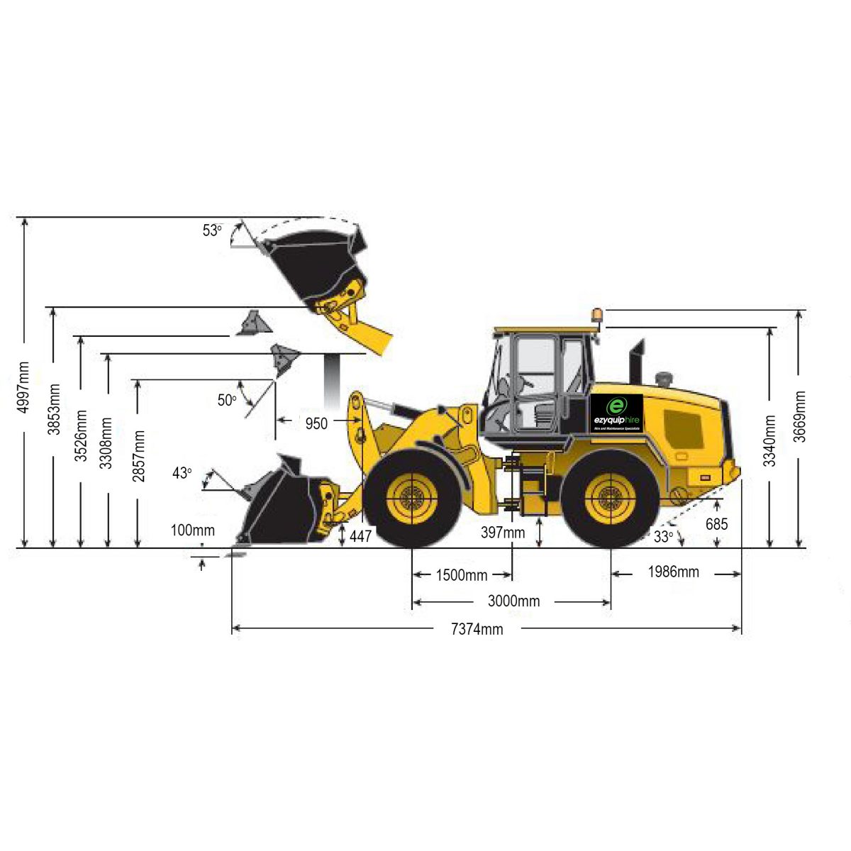 930K Wheel Loader - Ezyquip Hire