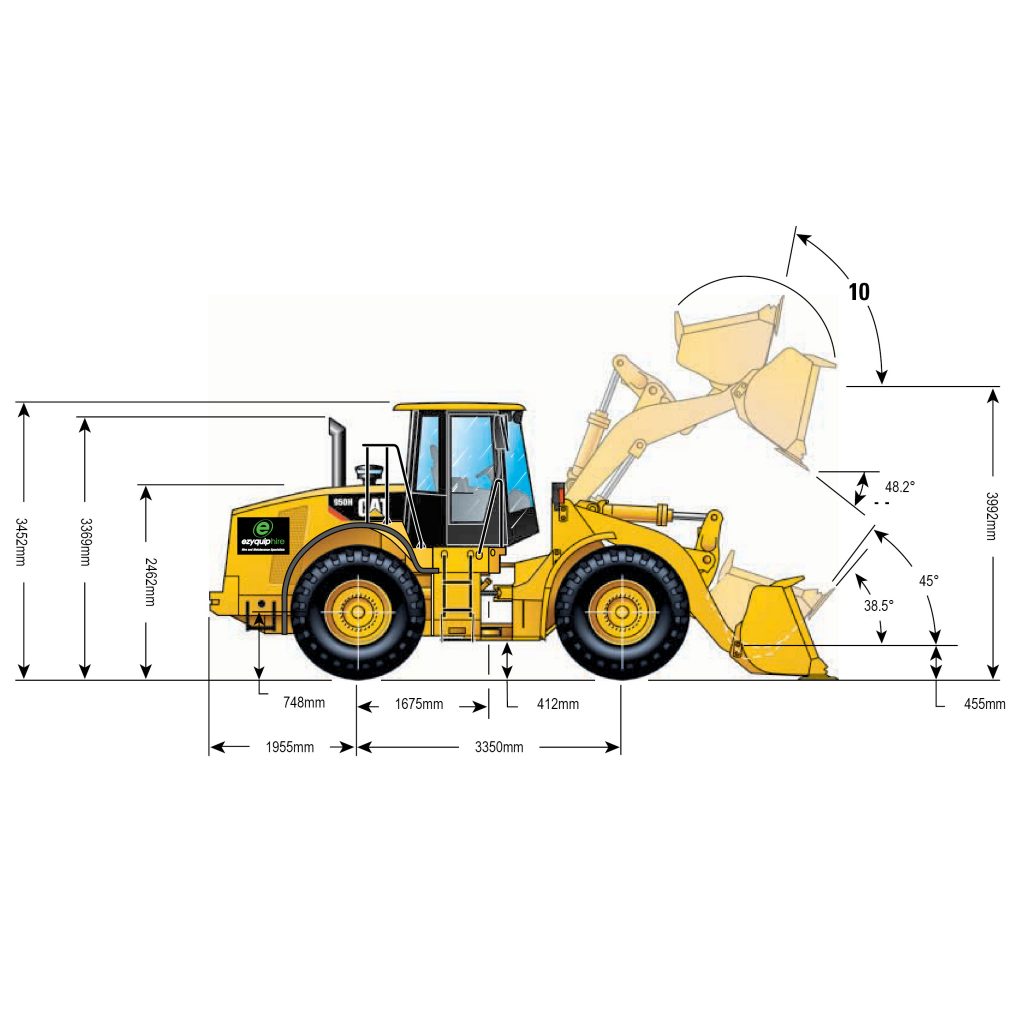 950H Wheel Loader - Ezyquip Hire