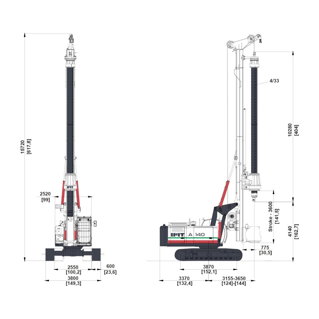 A140 Hydraulic Drill Rig - Ezyquip Hire