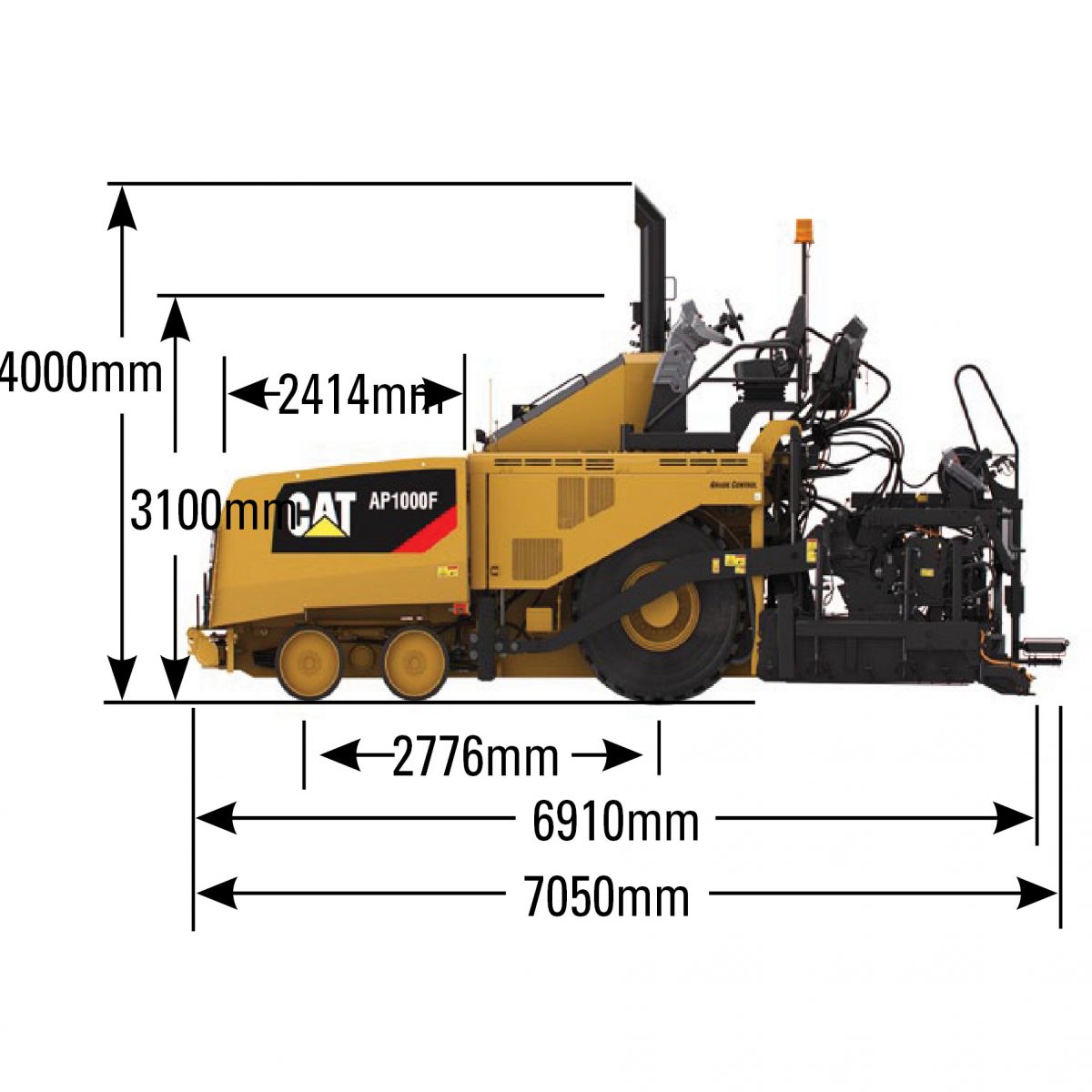 AP600F Asphalt Paver - Ezyquip Hire