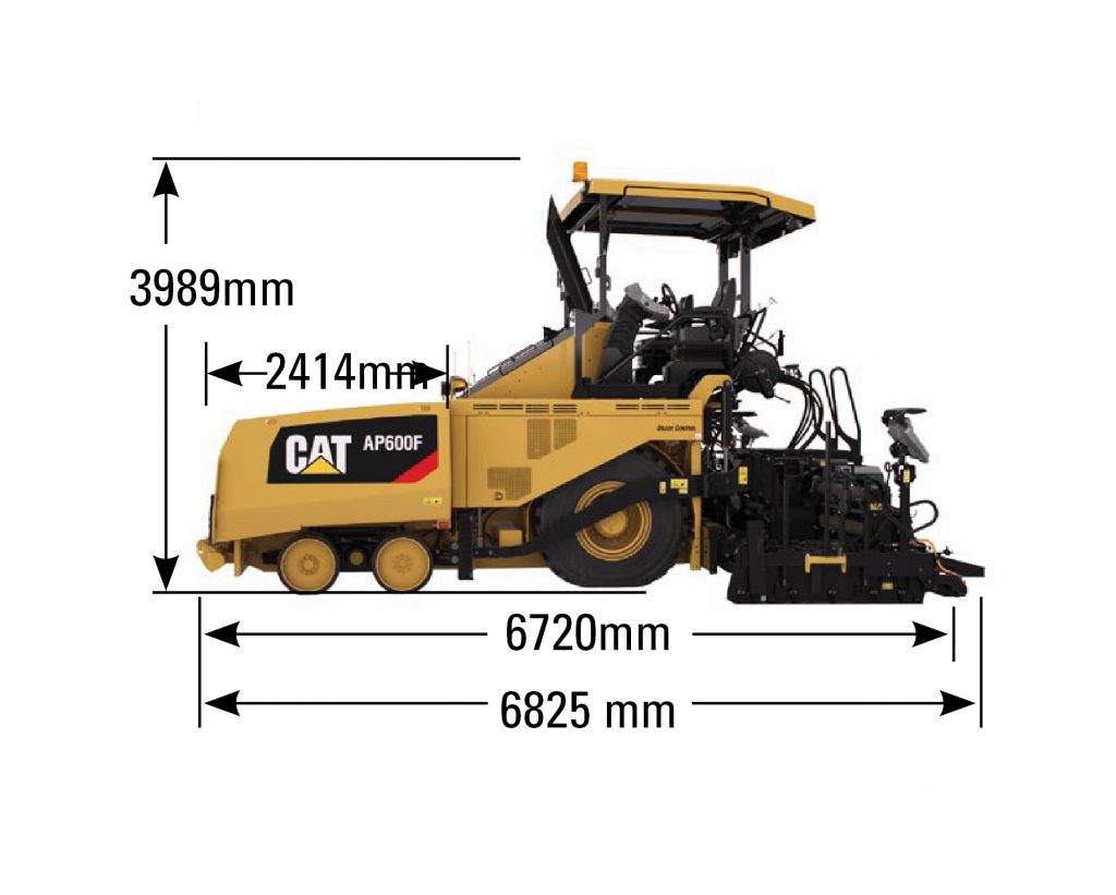 AP600F Asphalt Paver - Ezyquip Hire