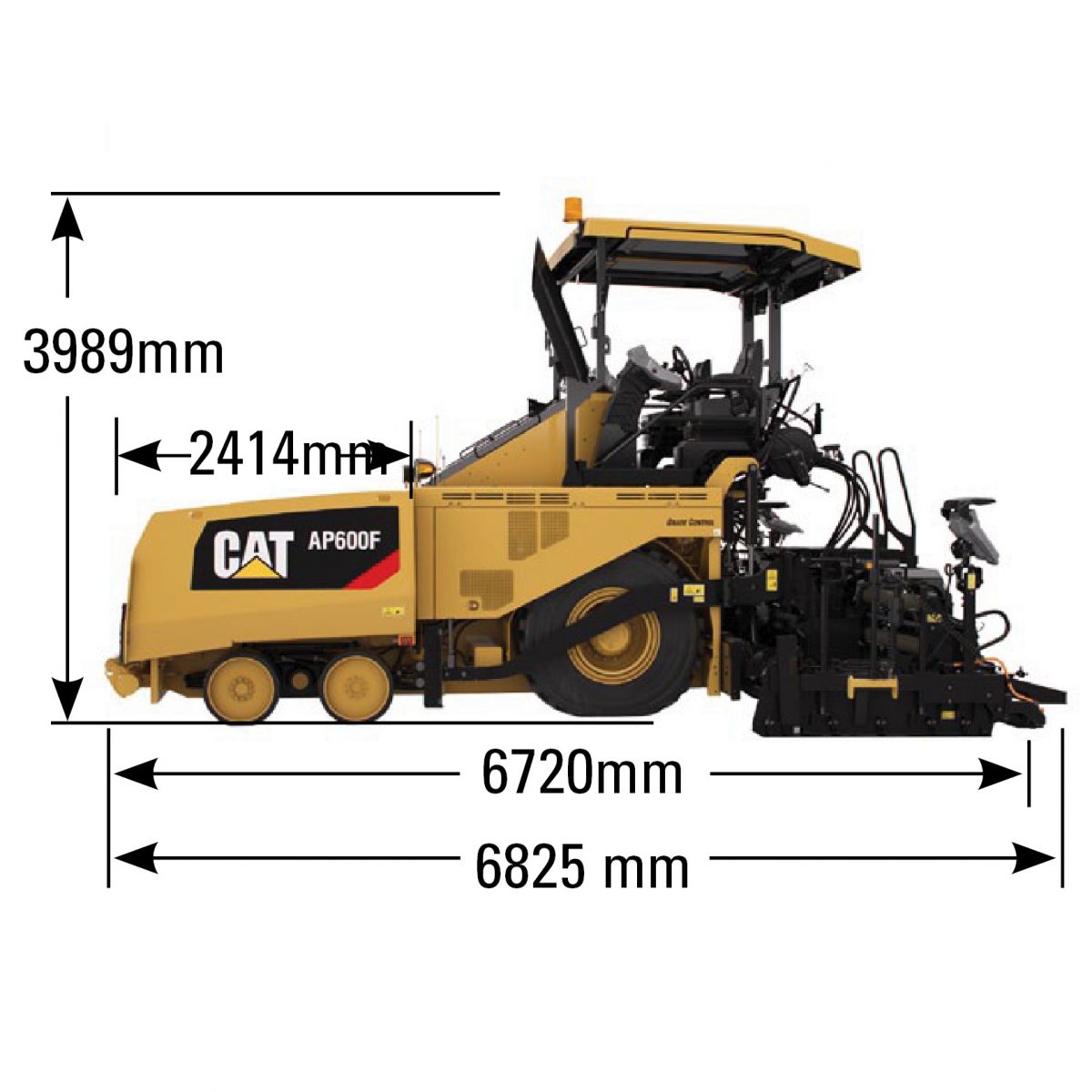 AP1000F Asphalt Paver - Ezyquip Hire