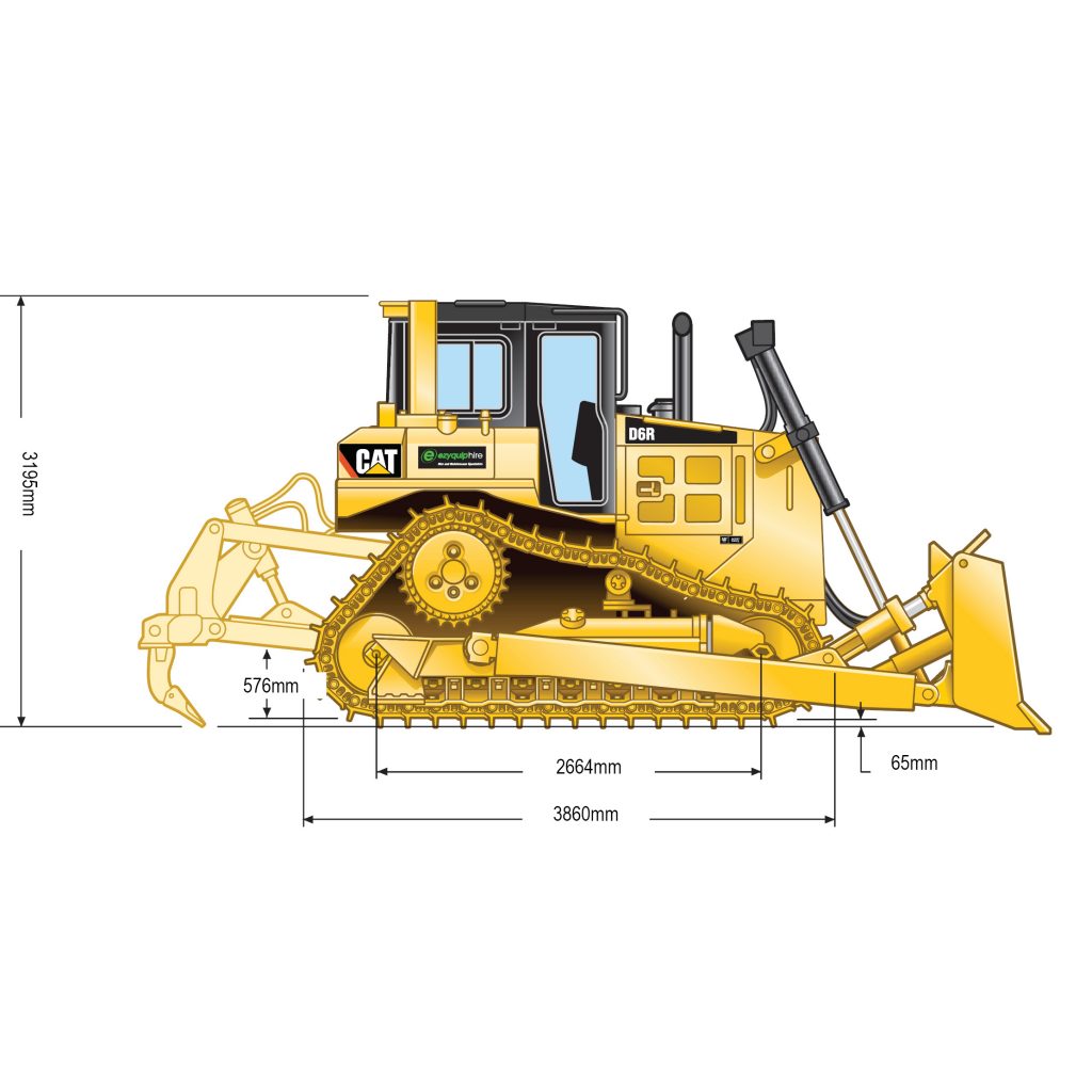 D6R LGP Track-Type Swamp Dozer - Ezyquip Hire