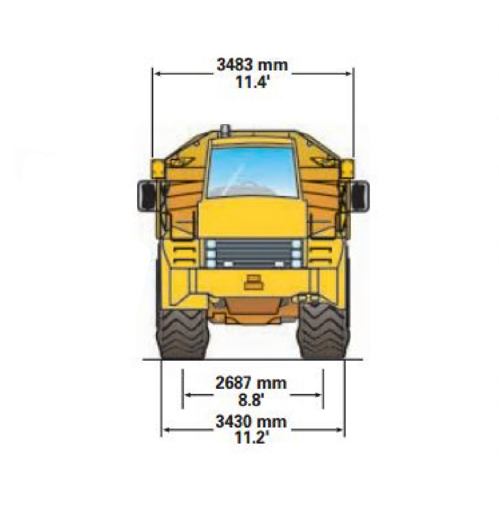 740B Ejector Articulated Truck - Ezyquip Hire