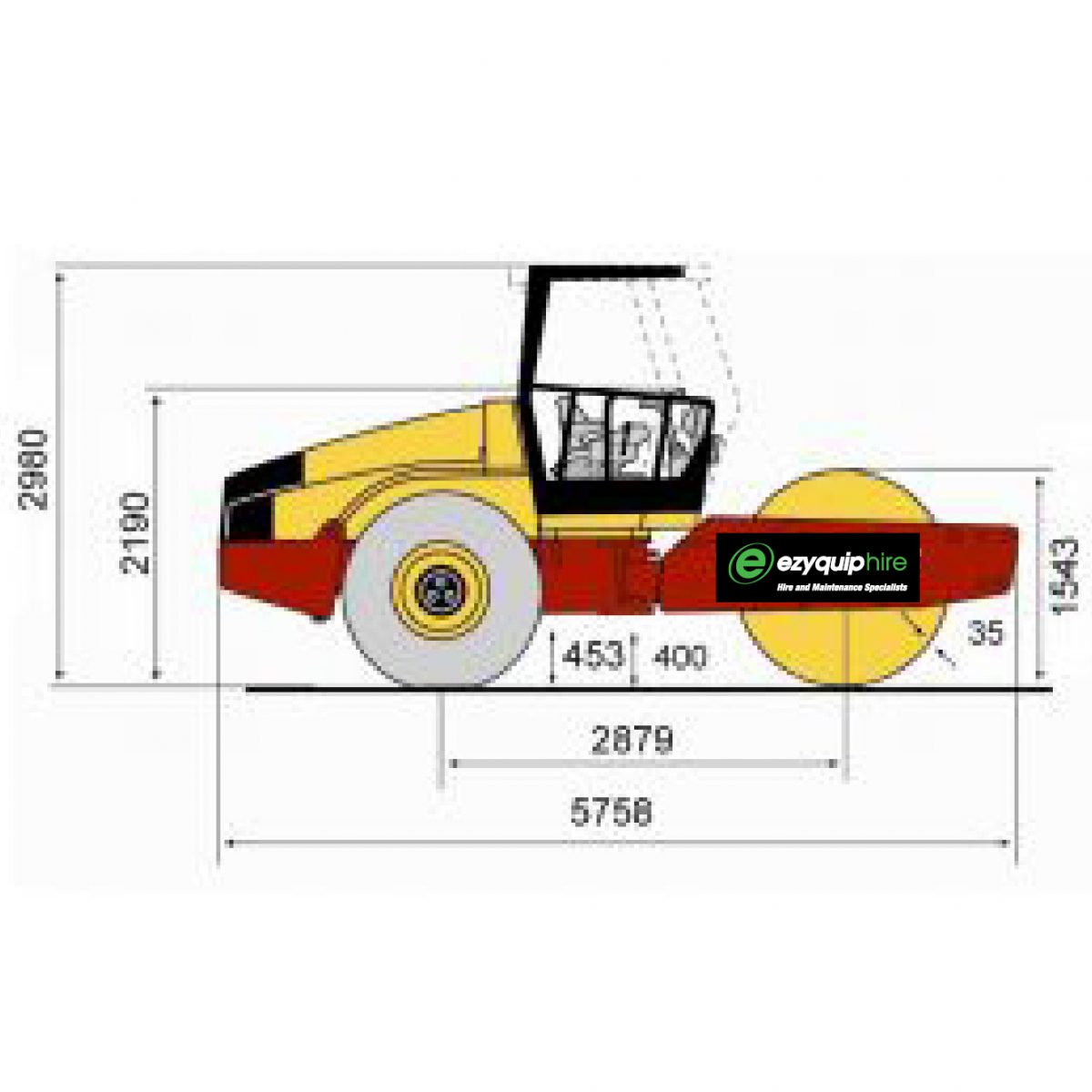 CS78B Vibratory Roller - Ezyquip Hire