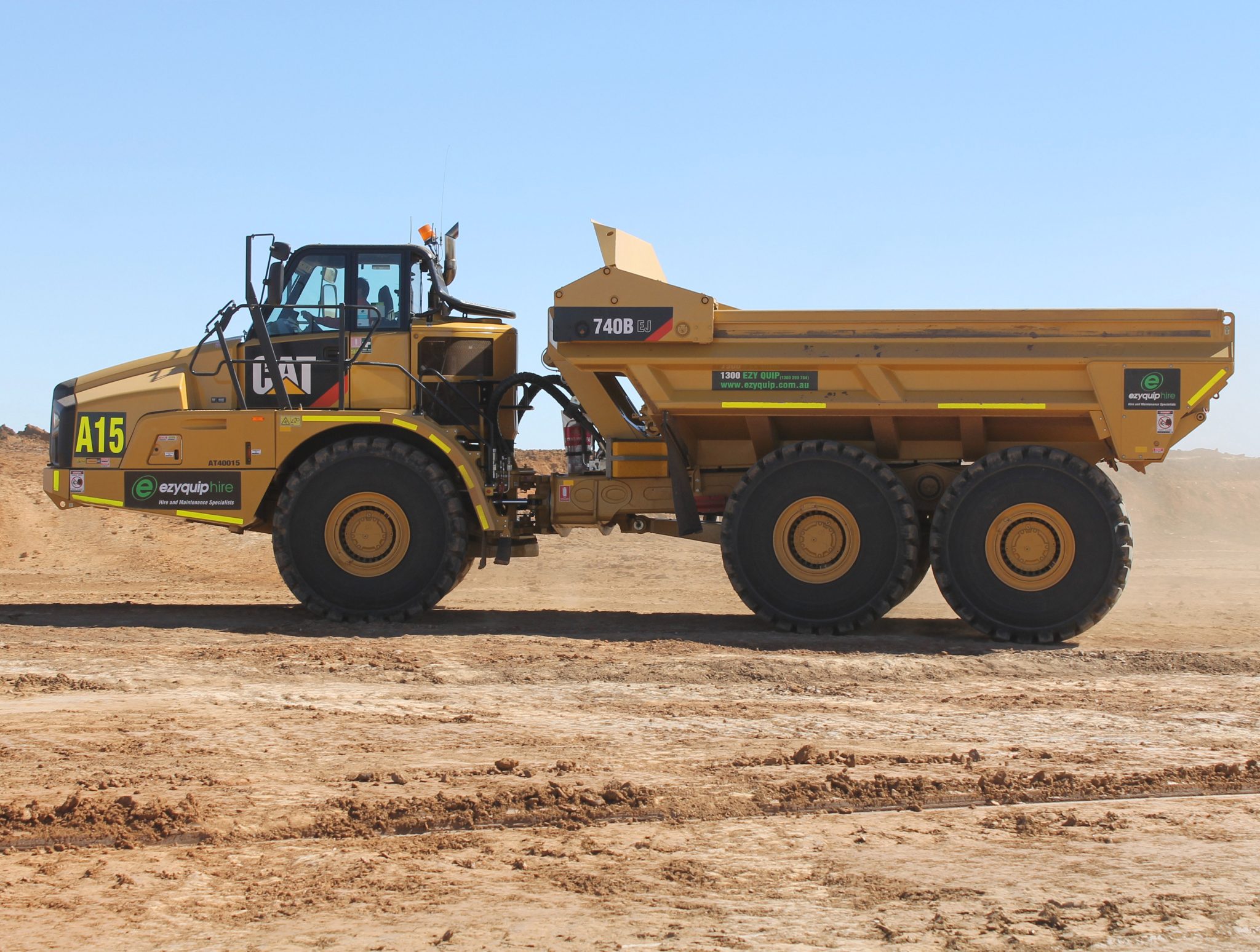 740B Ejector Articulated Truck - Ezyquip Hire